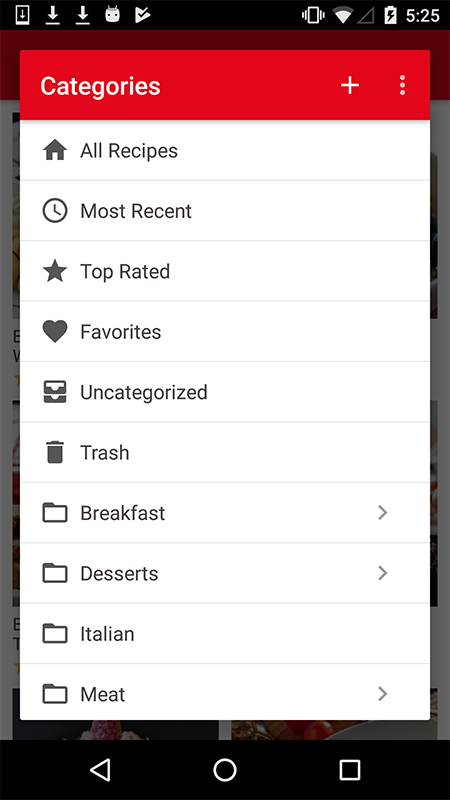 Paprika User Guide for Android