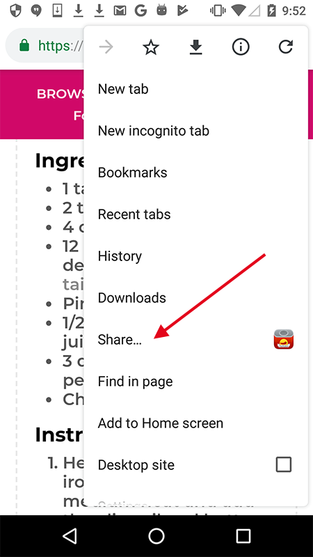 Paprika User Guide for Android