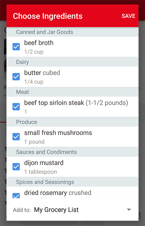 Paprika User Guide for Android
