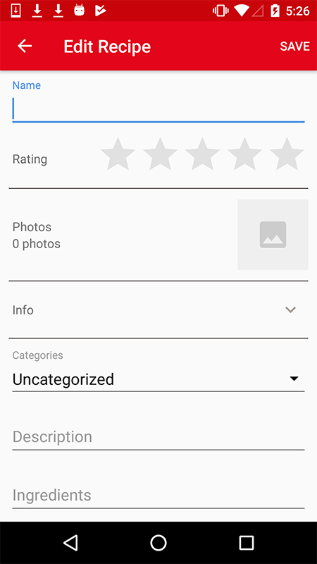 Paprika User Guide for Android